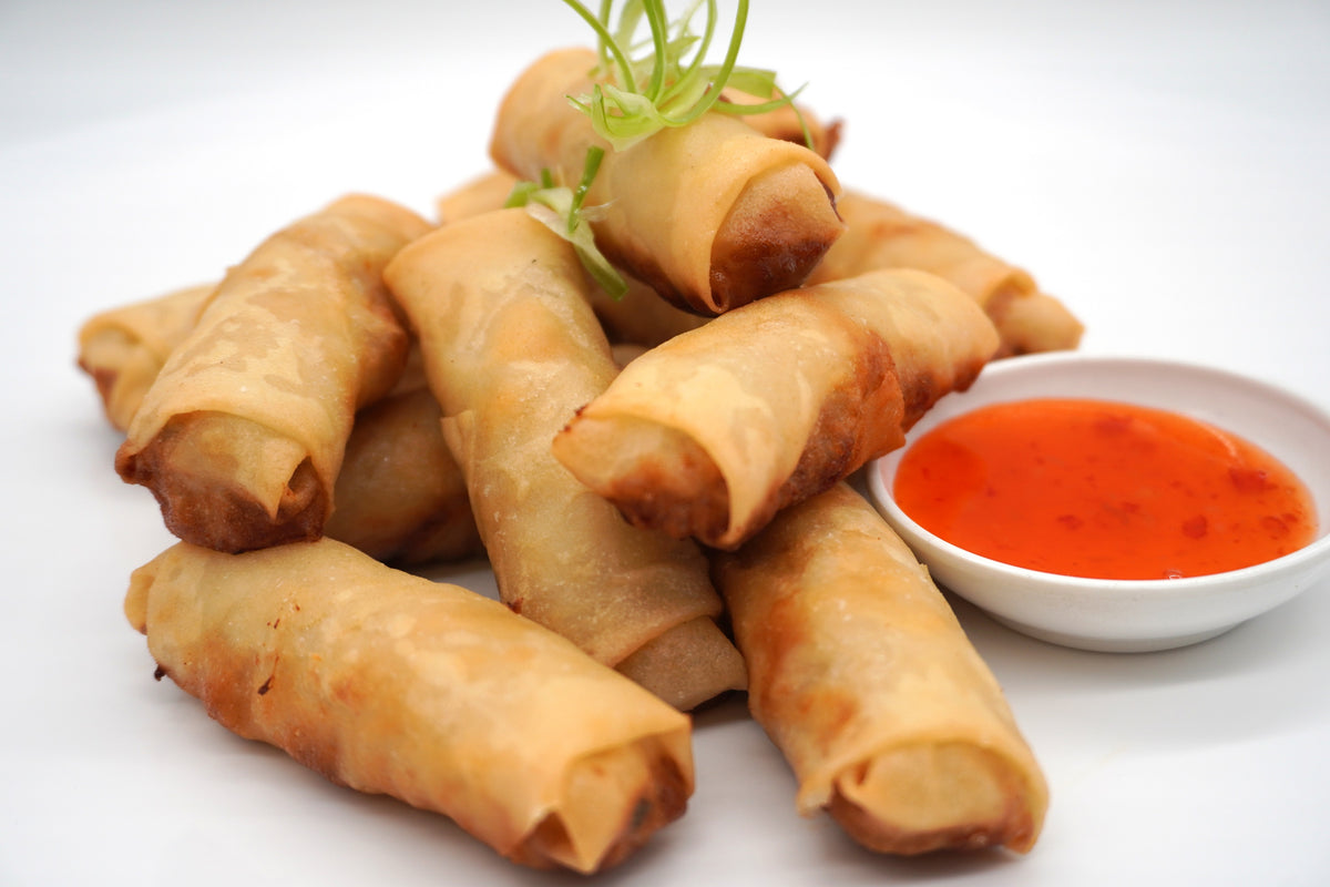 Spring Rolls & Sweet Chili Sauce – Budget Gourmet Catering Southport